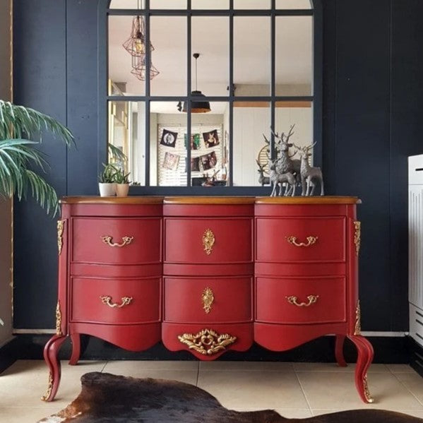 French Louis Red Chest;Kapaklı – Lamoneta