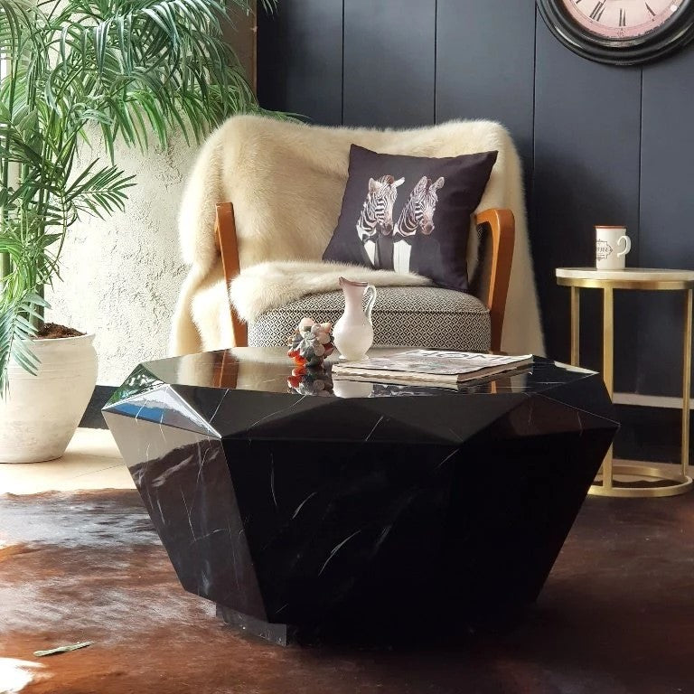 Mini Venice Mermer Desenli Orta Sehpa – Lamoneta